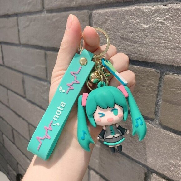 Accessories | Hatsune Miku Key Chain Key Ring Music Character Figurine ...